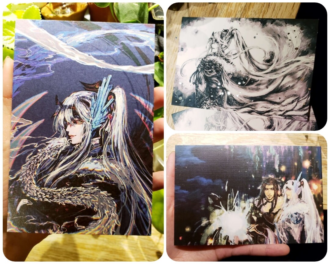 PILI Puppetry Thunderbolt Fantasy 4 X 6 Postcard Foil Art Prints Lin ...