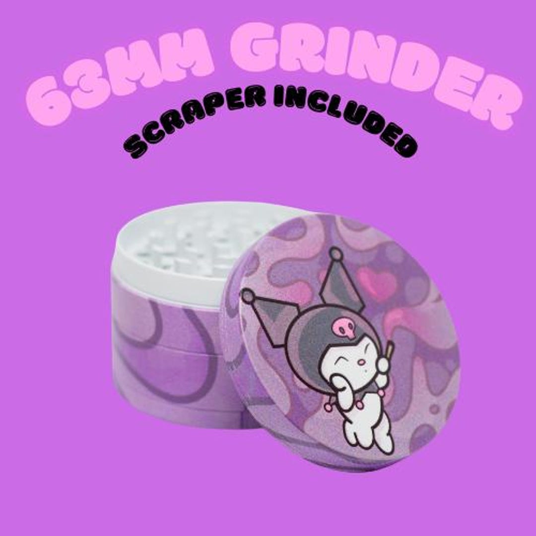 Cute Gothic Bunny 63mm Grinder Cute and Edgy Herb Grinder With Kief ...