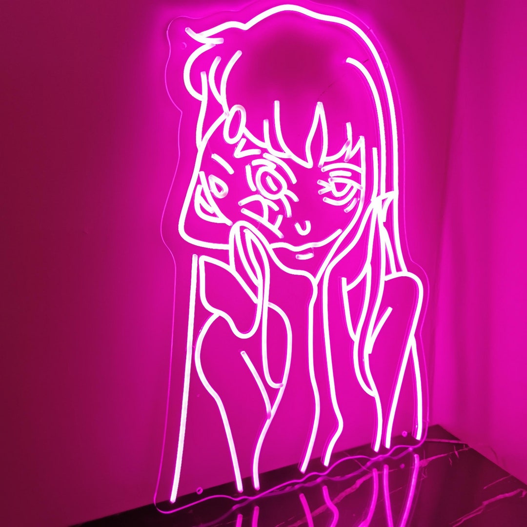 Custom Kawakami Tomie Neon Sign,handmade Japanese Anime Girl Sign,anime ...