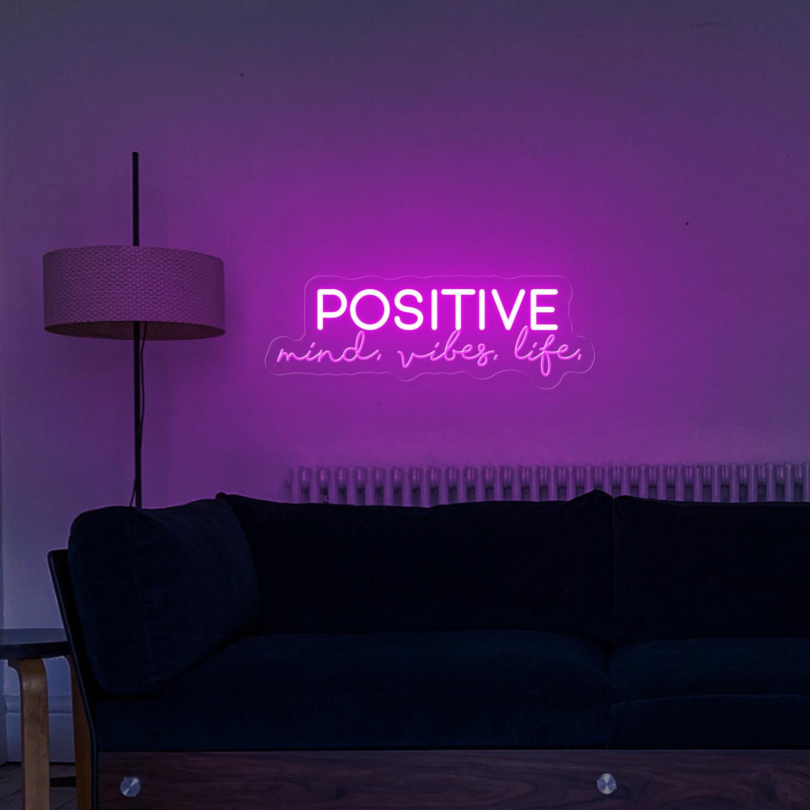 Positive Mind Vibes Life Neon Sign: Motivational LED Room Decor - Etsy
