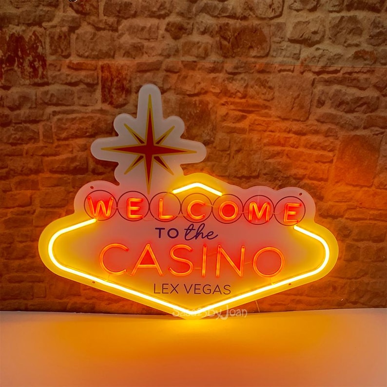 Custom Las Vegas LED Neon Sign: Personalized Bar Decor - Etsy