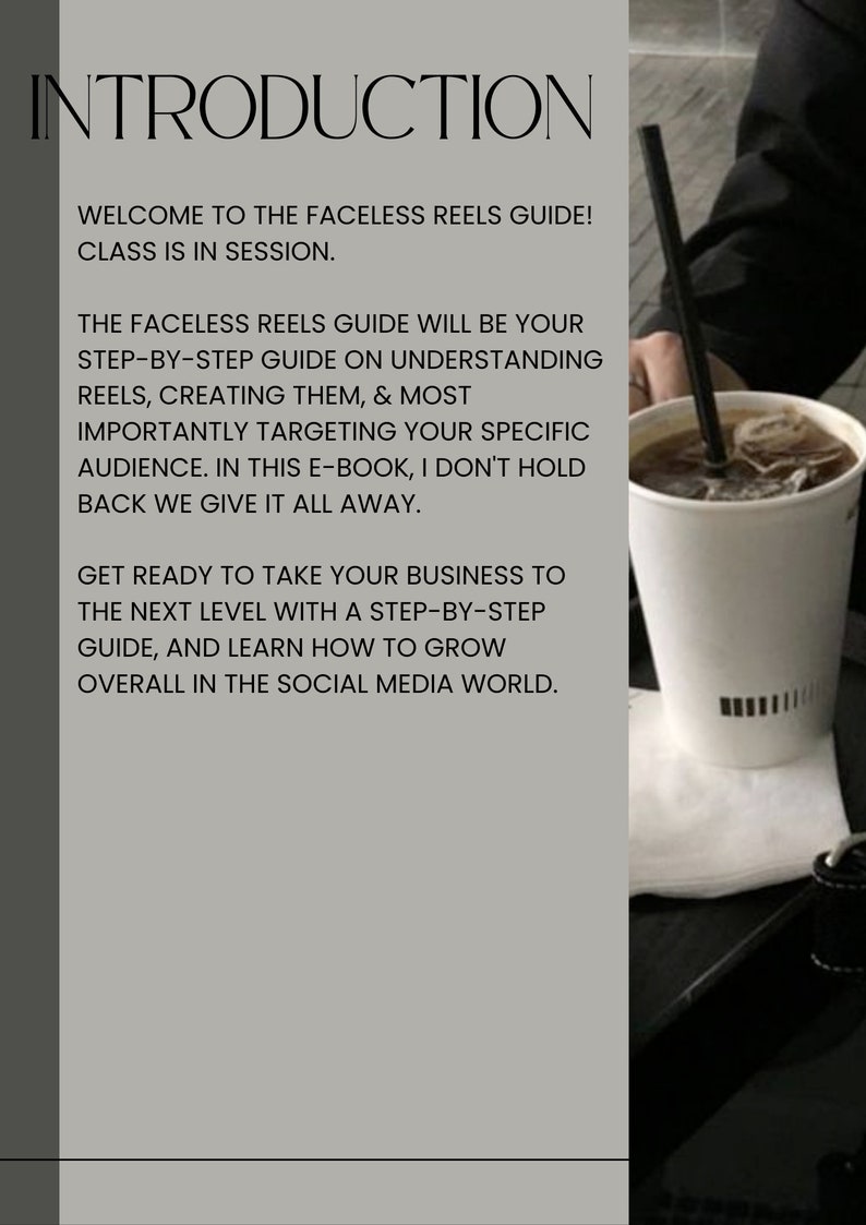 The Faceless Man Reels Guide | Reels That Convert to Sales | Instagram ...