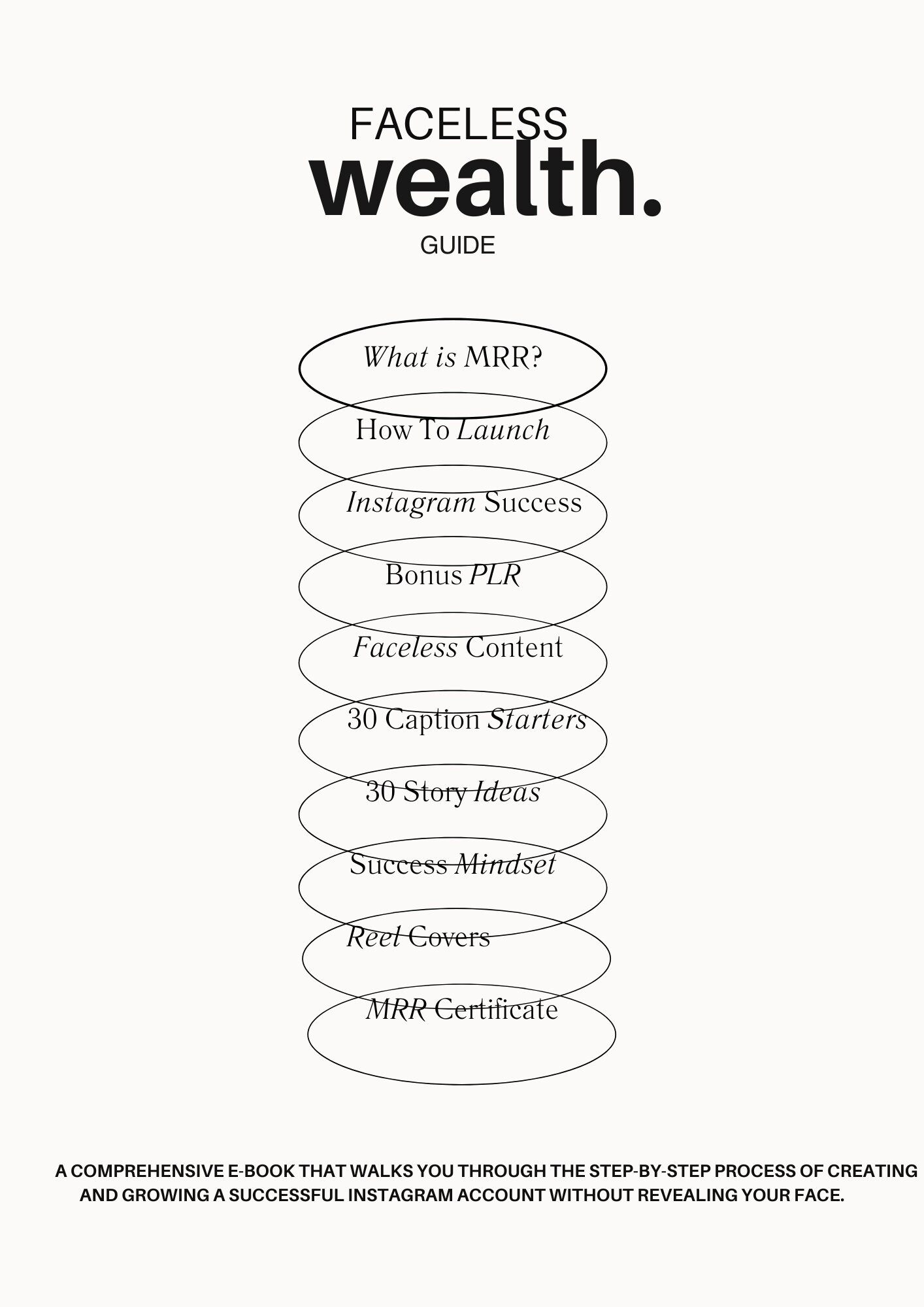 Faceless Wealth Guide Step by Step Guide to Make an Endless Income ...