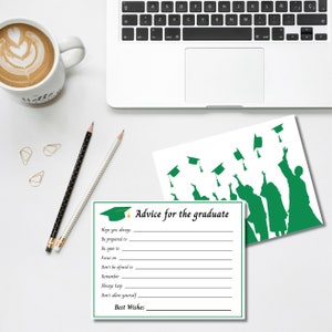 Graduation Wishes Cards | Digital Download Graduation Advice Cards ...