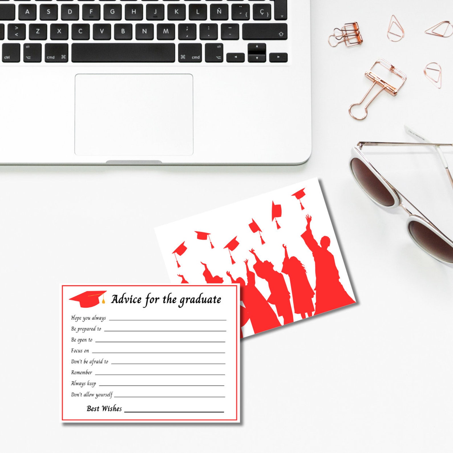 Graduation Wishes Cards Digital Download Graduation Advice Cards ...