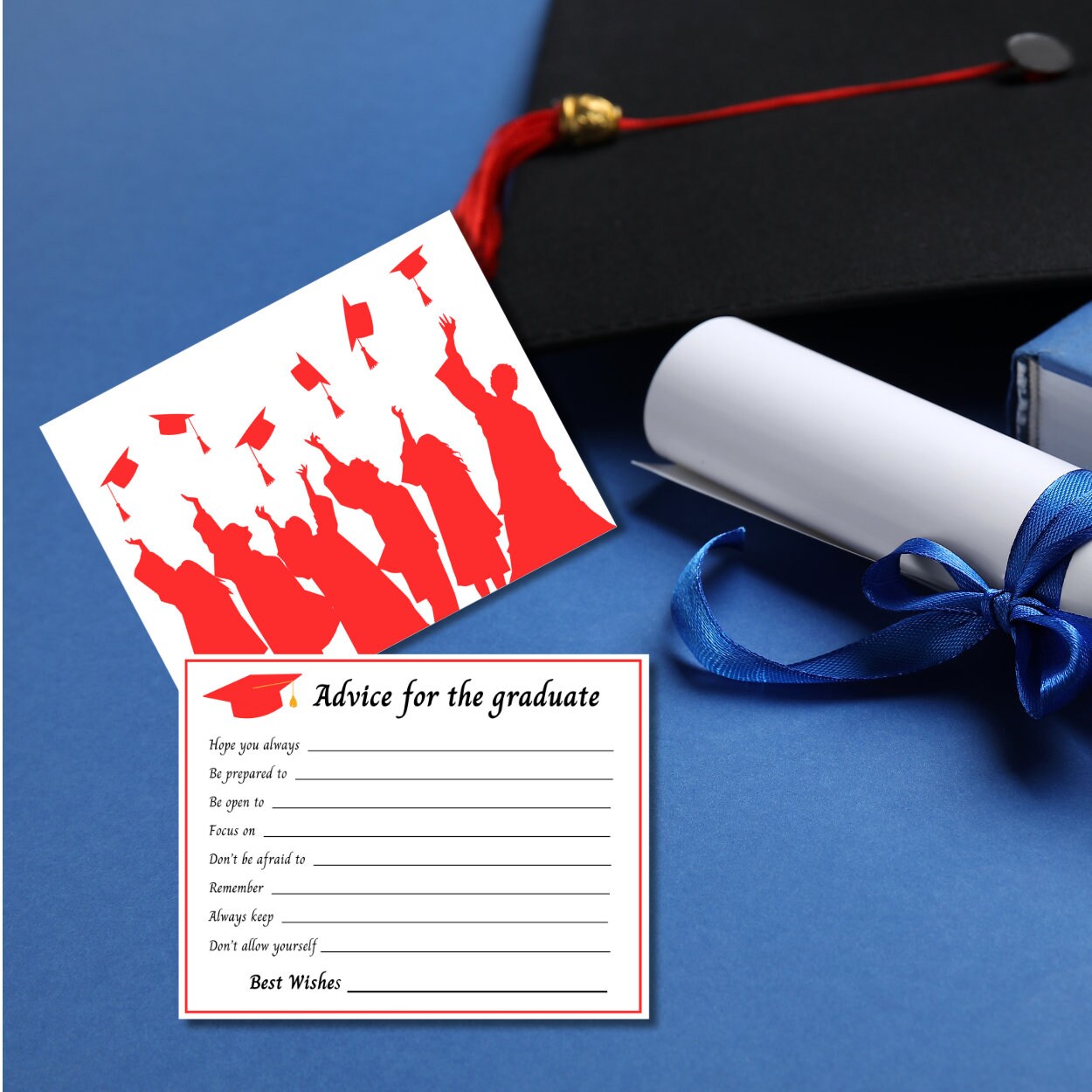 Graduation Wishes Cards Digital Download Graduation Advice Cards ...