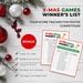 25 Christmas Games Bundle, Printables, Printable Holiday Games, for All ...