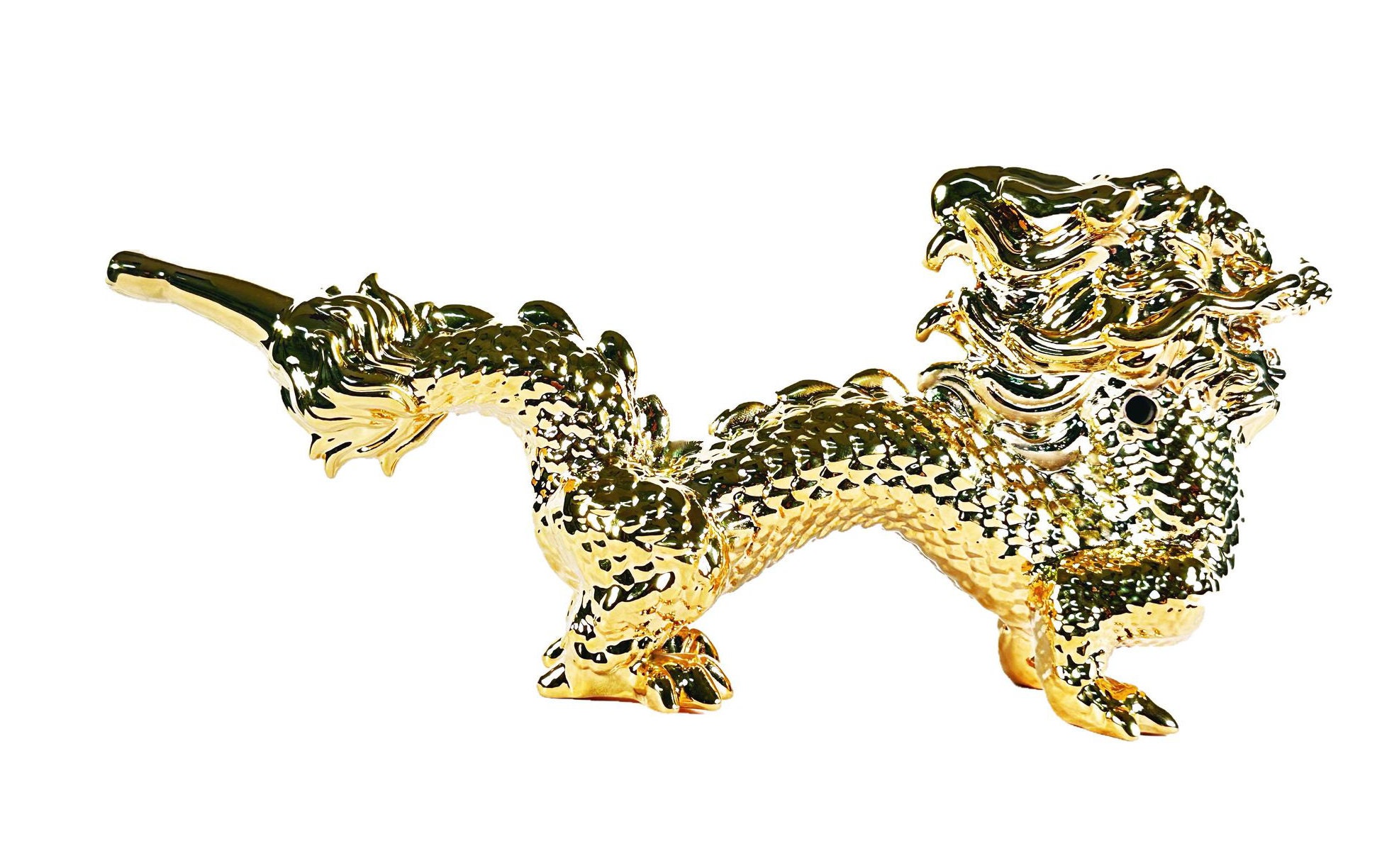 Exquisite 24K Gold Dragon Smoking Pipe Handcrafted With Passion and ...