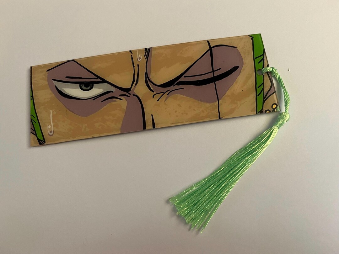 Zoro One Piece Eyes Bookmark - Etsy