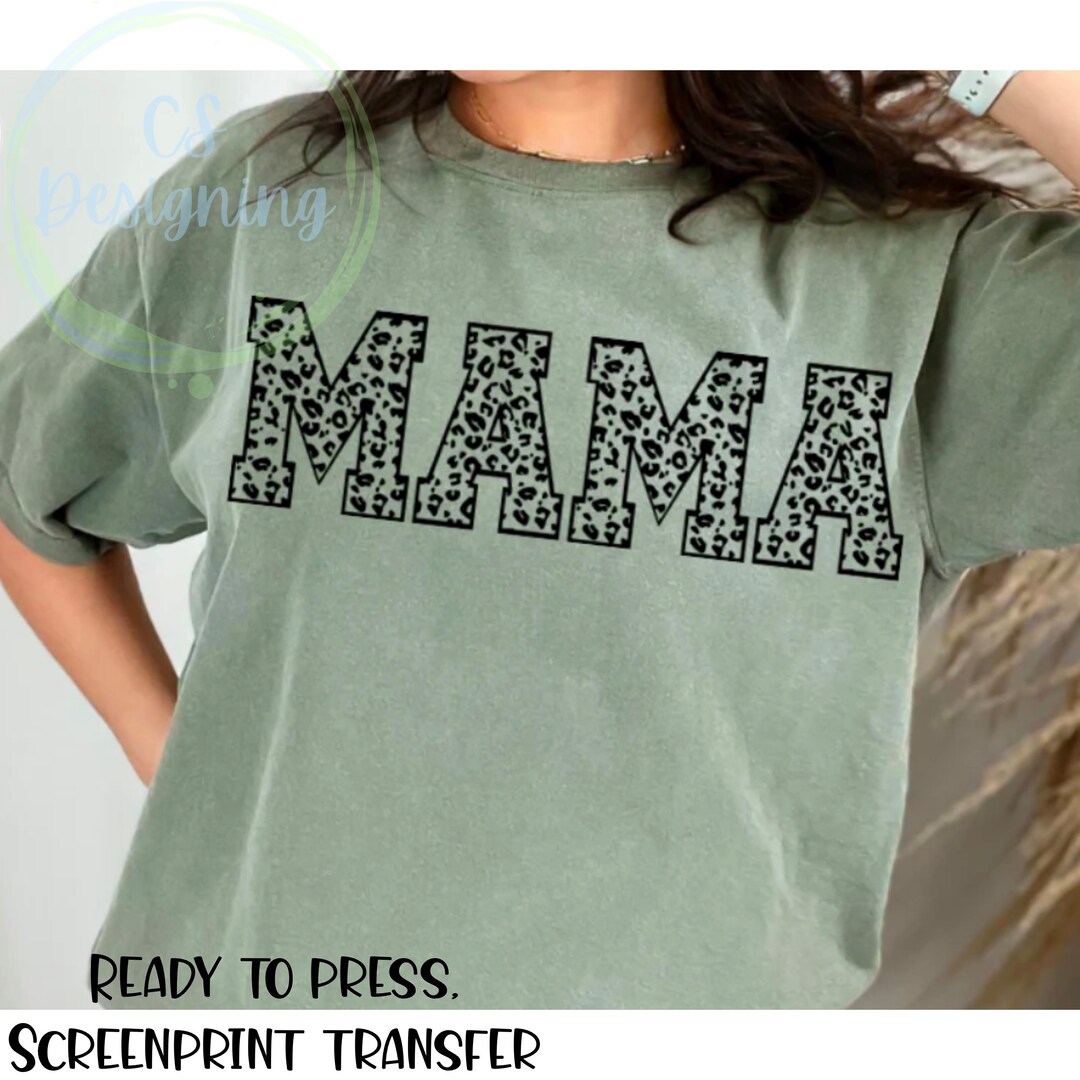 Mom Screen Print Transfer,screenprint,shirt Transfers,ready for Press ...