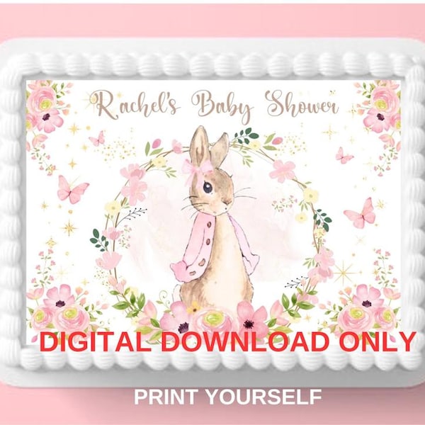 Peter Rabbit Cake Topper - Etsy