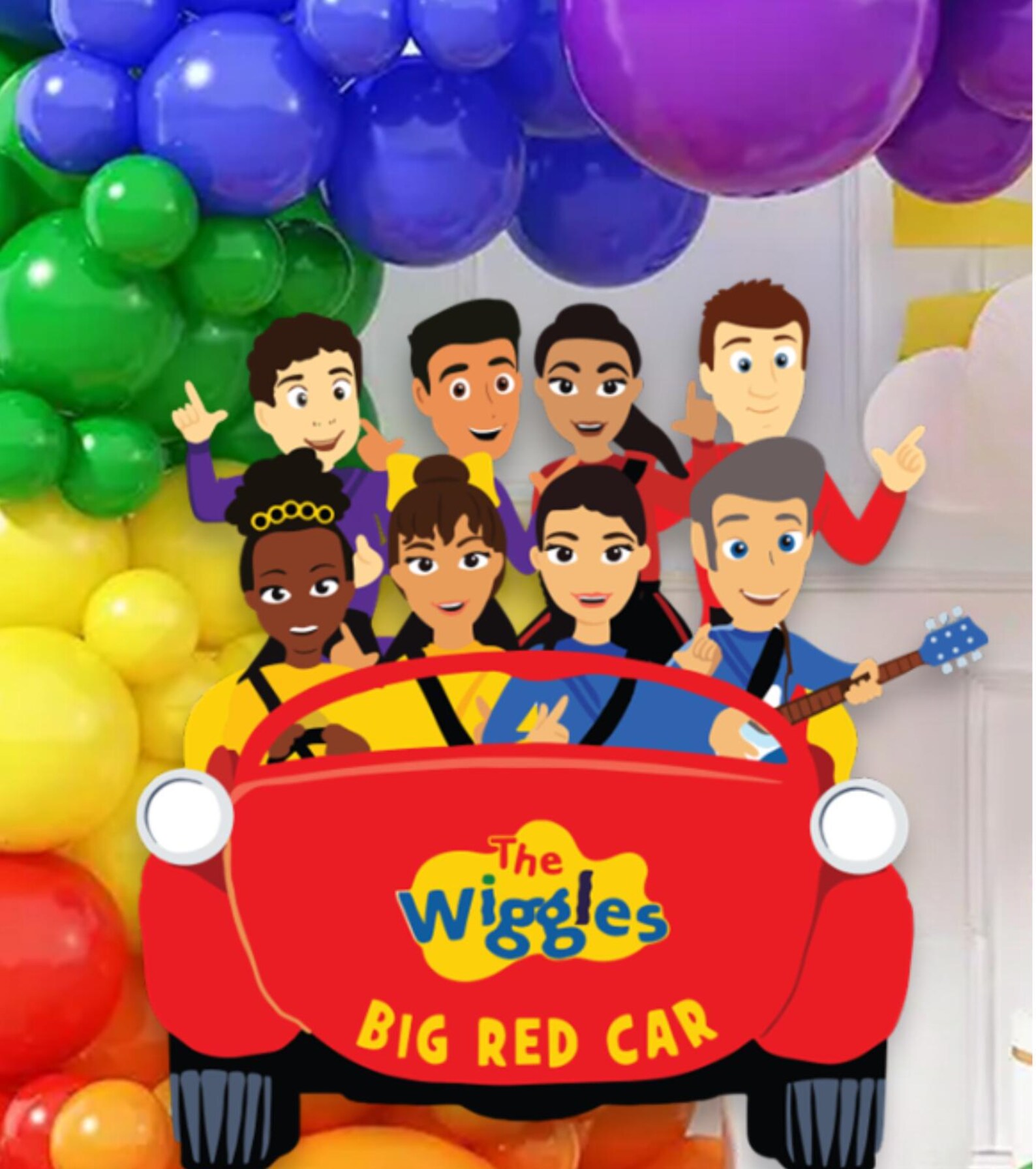 Wiggles Big Decor Cut Out Print Yourself Digital Download Birthday ...