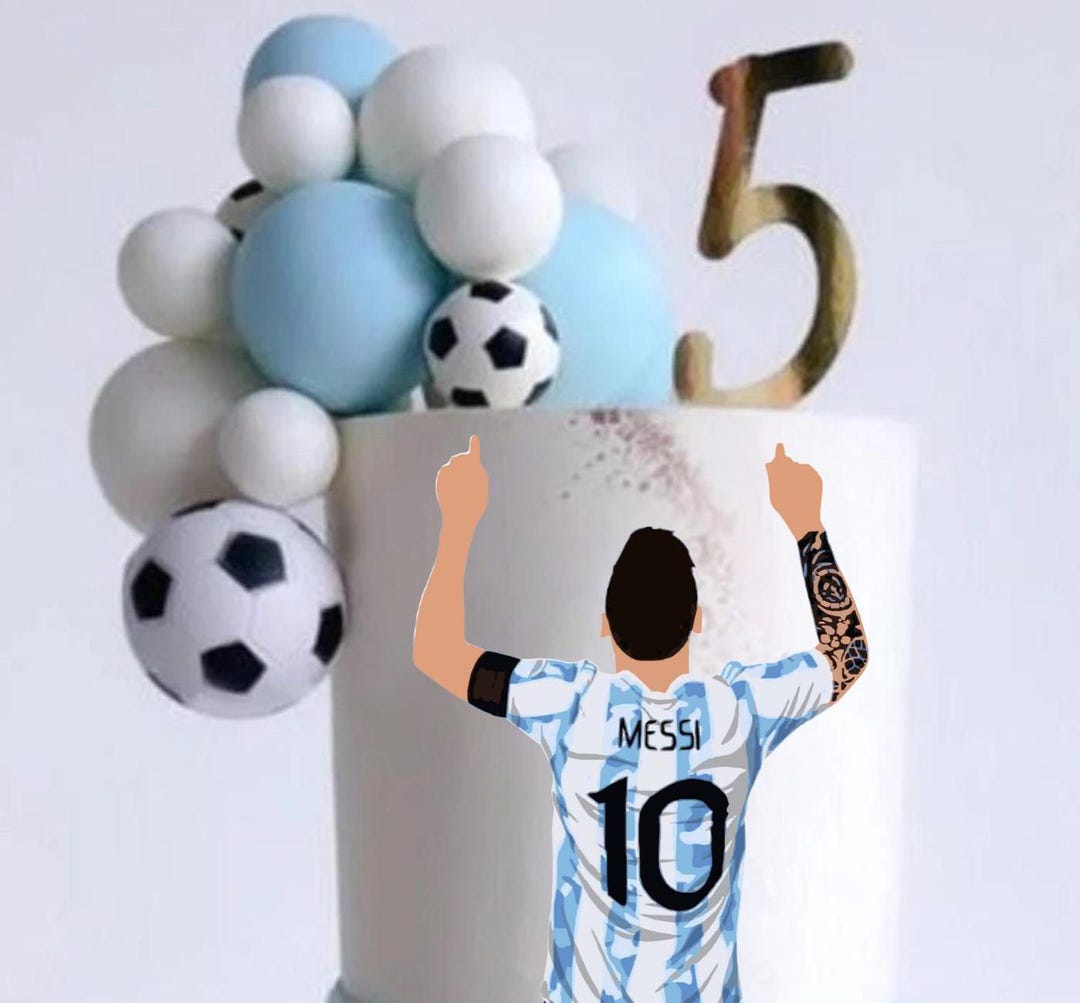 Printable Soccer Cake Topper Print Yourself Printable Digital Download ...
