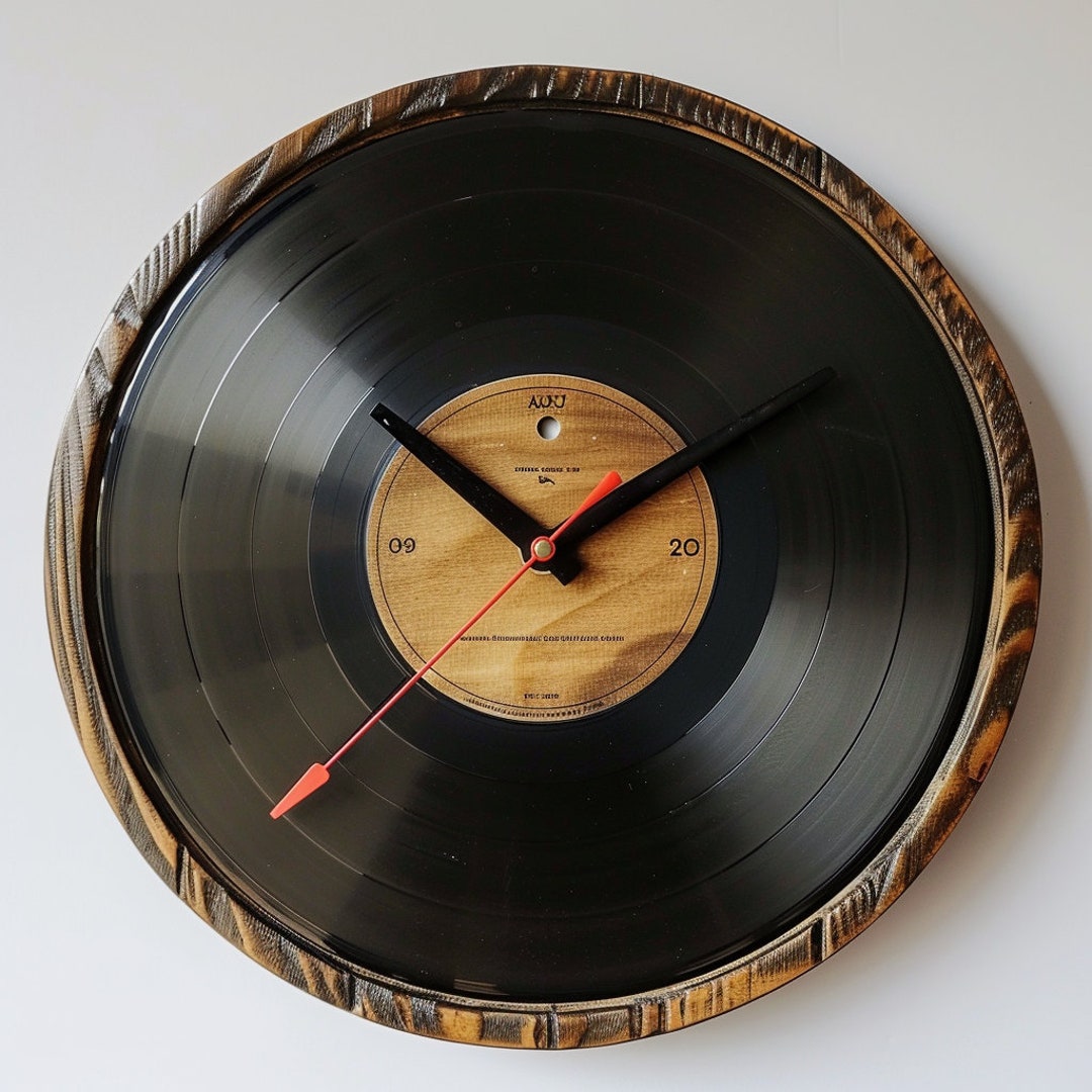 Rockin' Retro Vinyl Clock - Etsy