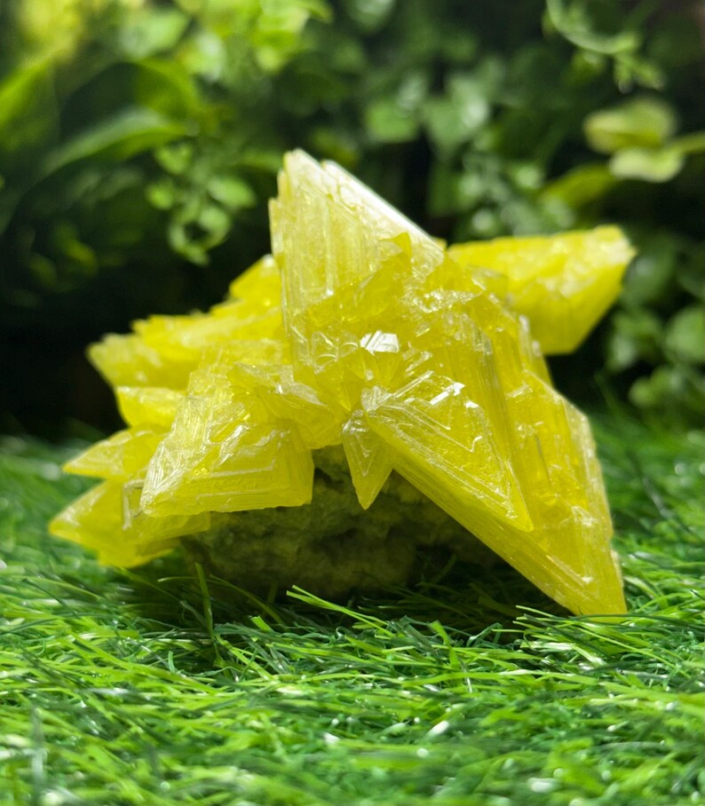 Sulfur Specimen - Cluster - Natural - Crystal - Stone - Gift - Home ...