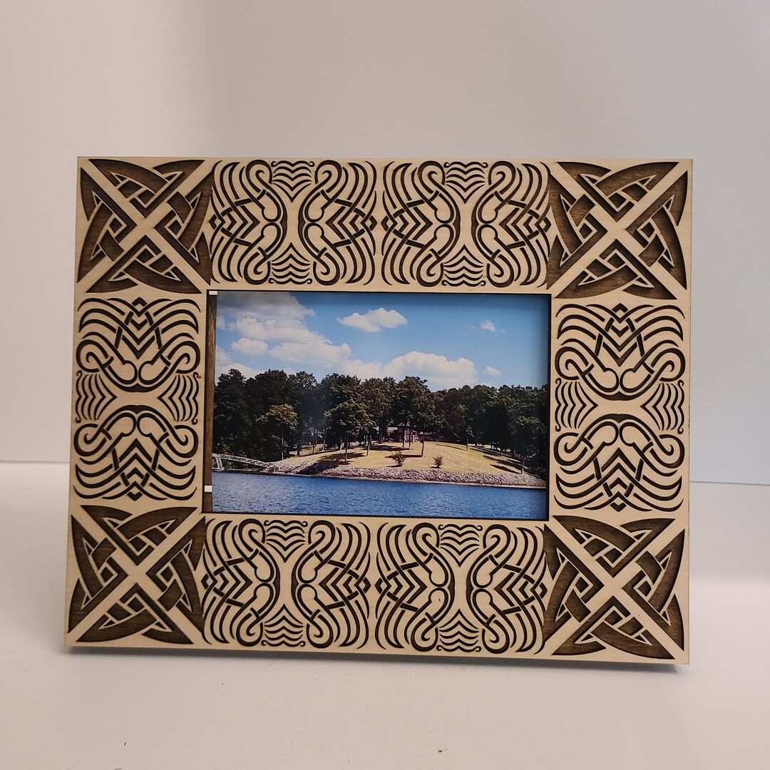 4 X 6 Wood Laser Cut Viking Themed Picture Frame DIGITAL DOWNLOAD - Etsy