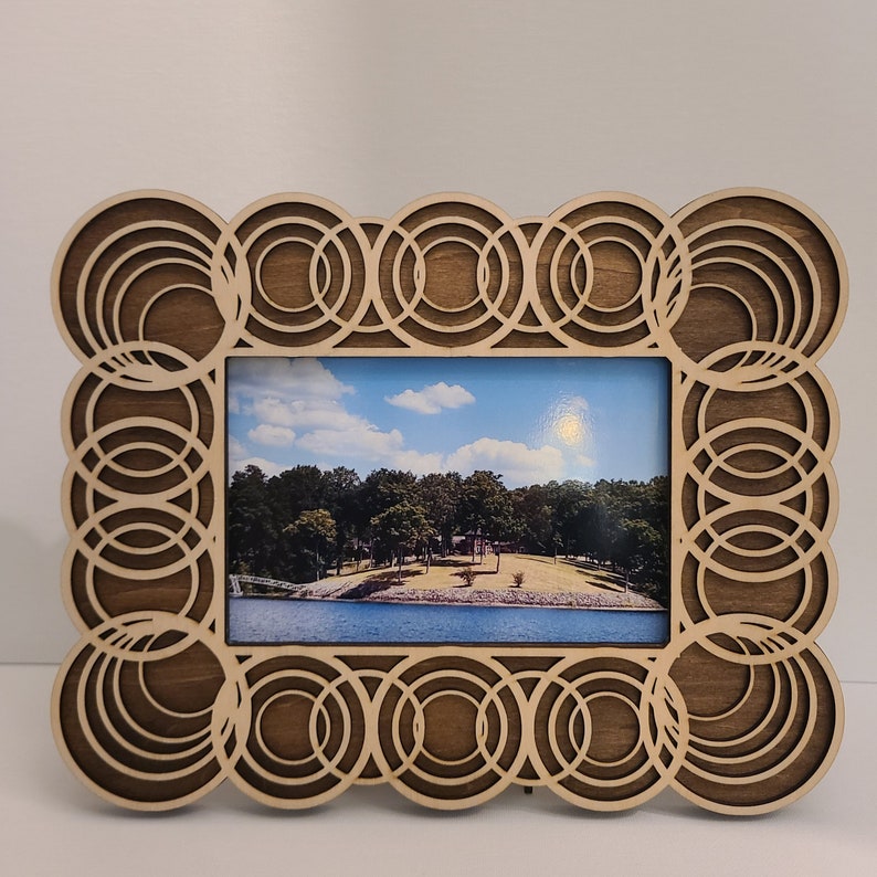 4 X 6 Wood Laser Cut Picture Frame DIGITAL DOWNLOAD - Etsy