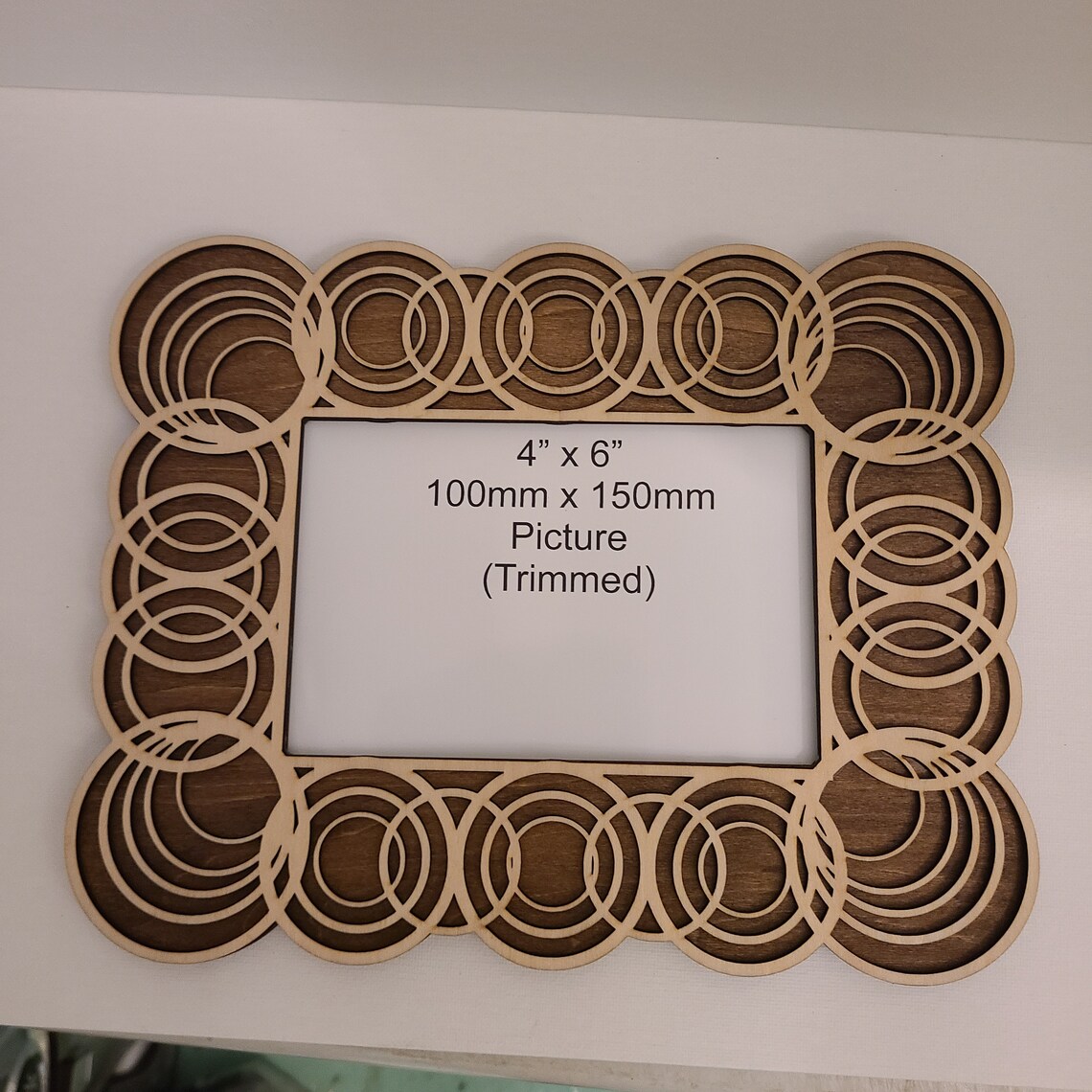 4 X 6 Wood Laser Cut Picture Frame DIGITAL DOWNLOAD - Etsy