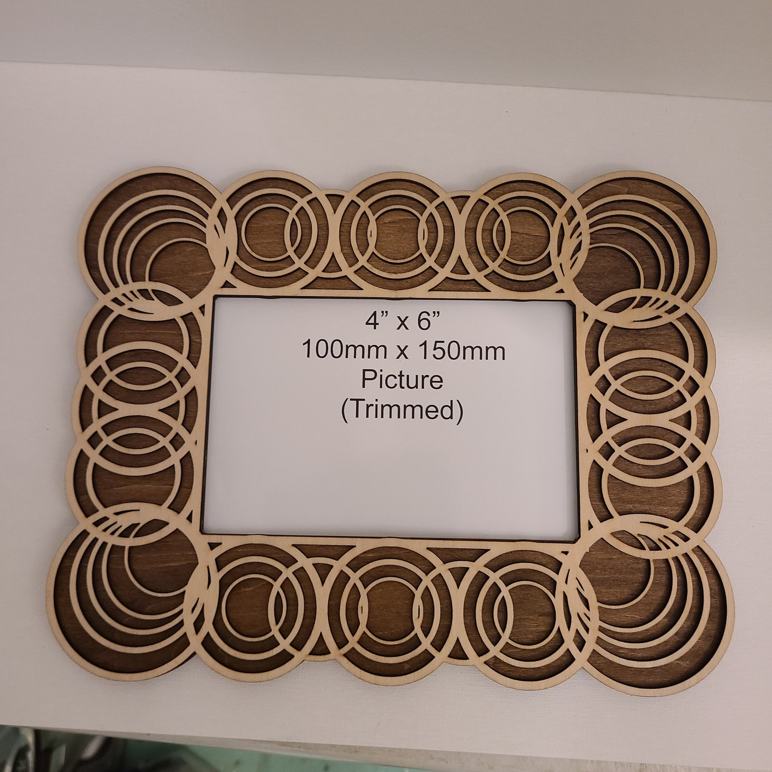 4 X 6 Wood Laser Cut Picture Frame DIGITAL DOWNLOAD - Etsy