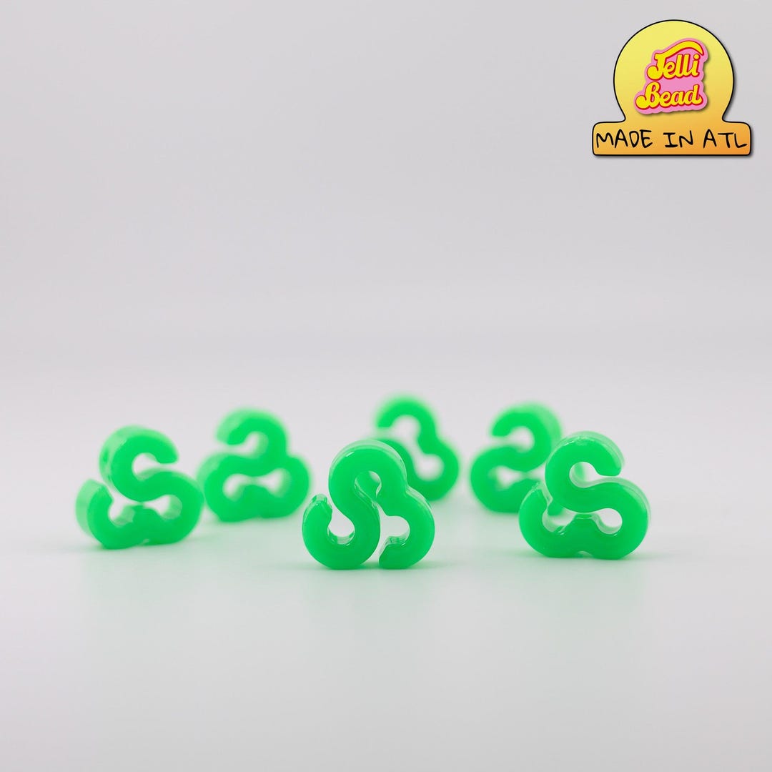 Black Light Bonnaroo Focal Bead Charms for Kandi, Friendship Bracelets ...