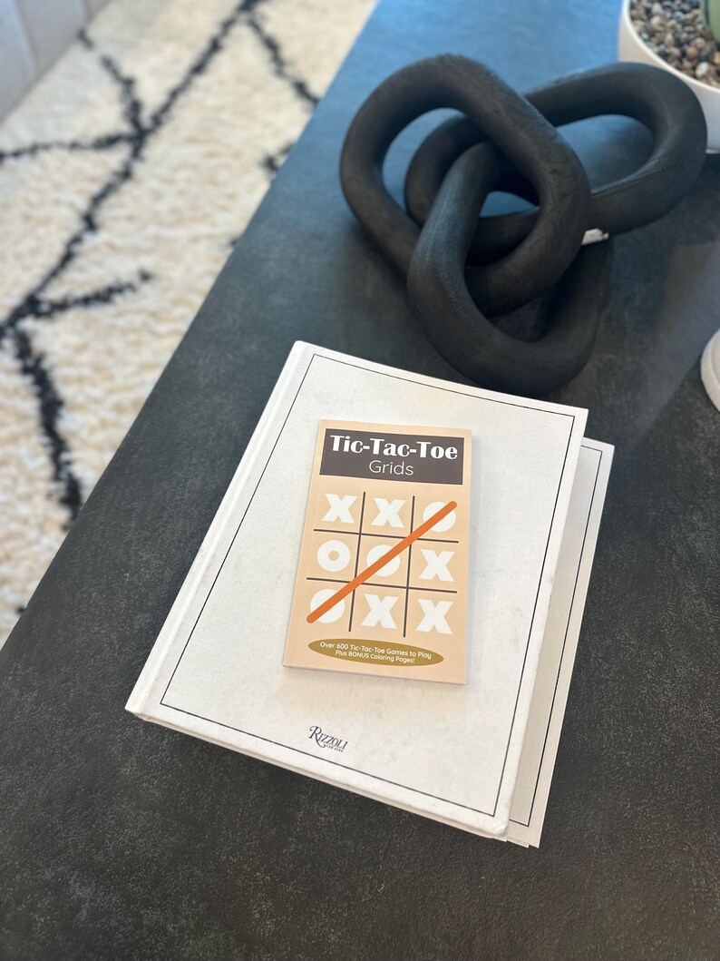 Tic-tac-toe Grids Activity Book for Kids—portable Games & Puzzles—mini ...