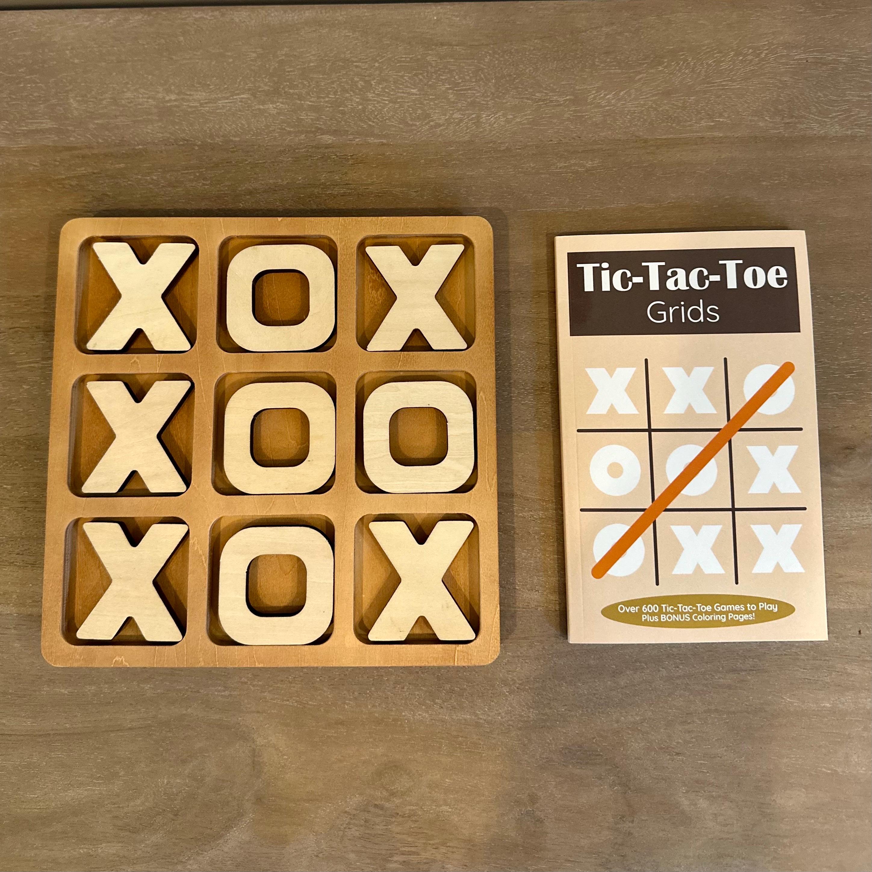 Tic-tac-toe Grids Activity Book for Kids—portable Games & Puzzles—mini ...