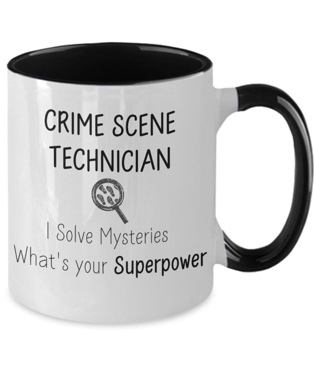Crime Scene Technician Coffee Mug, Gift for Evidence Technician ...