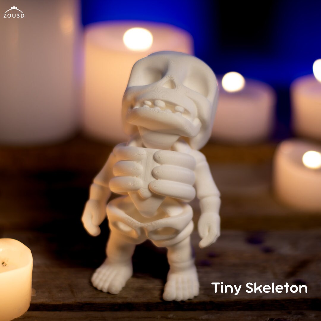 Tiny Articulated Skeleton Figure - Etsy