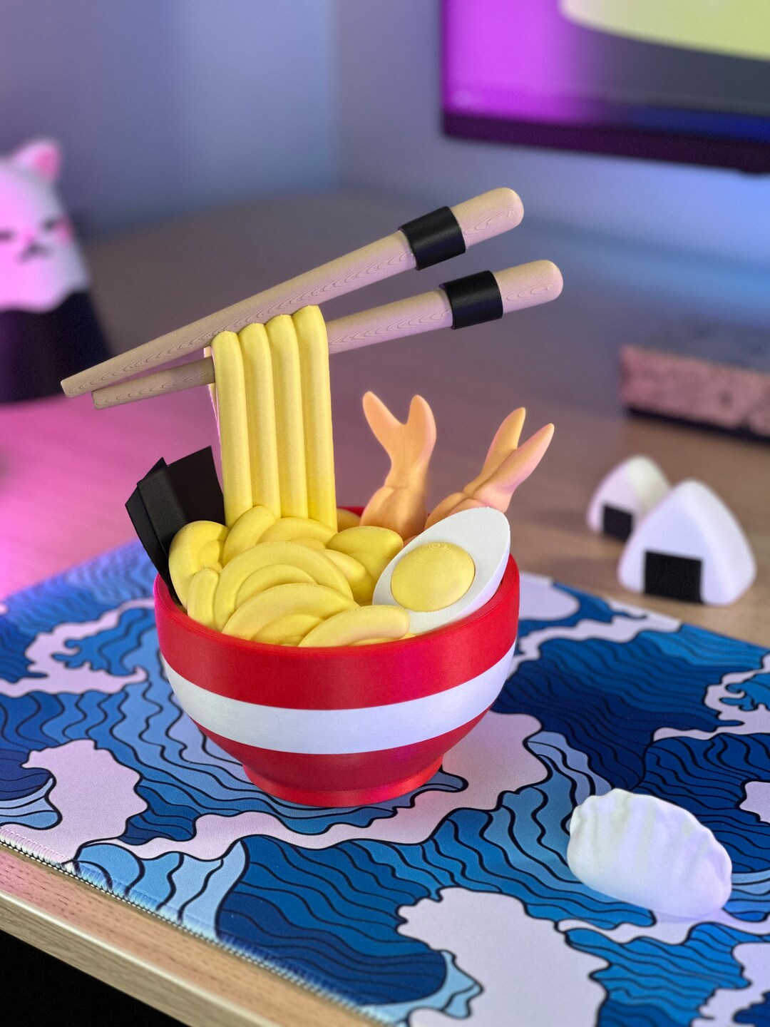 3d-printed Realistic Ramen Bowl With Secret Tray - Etsy