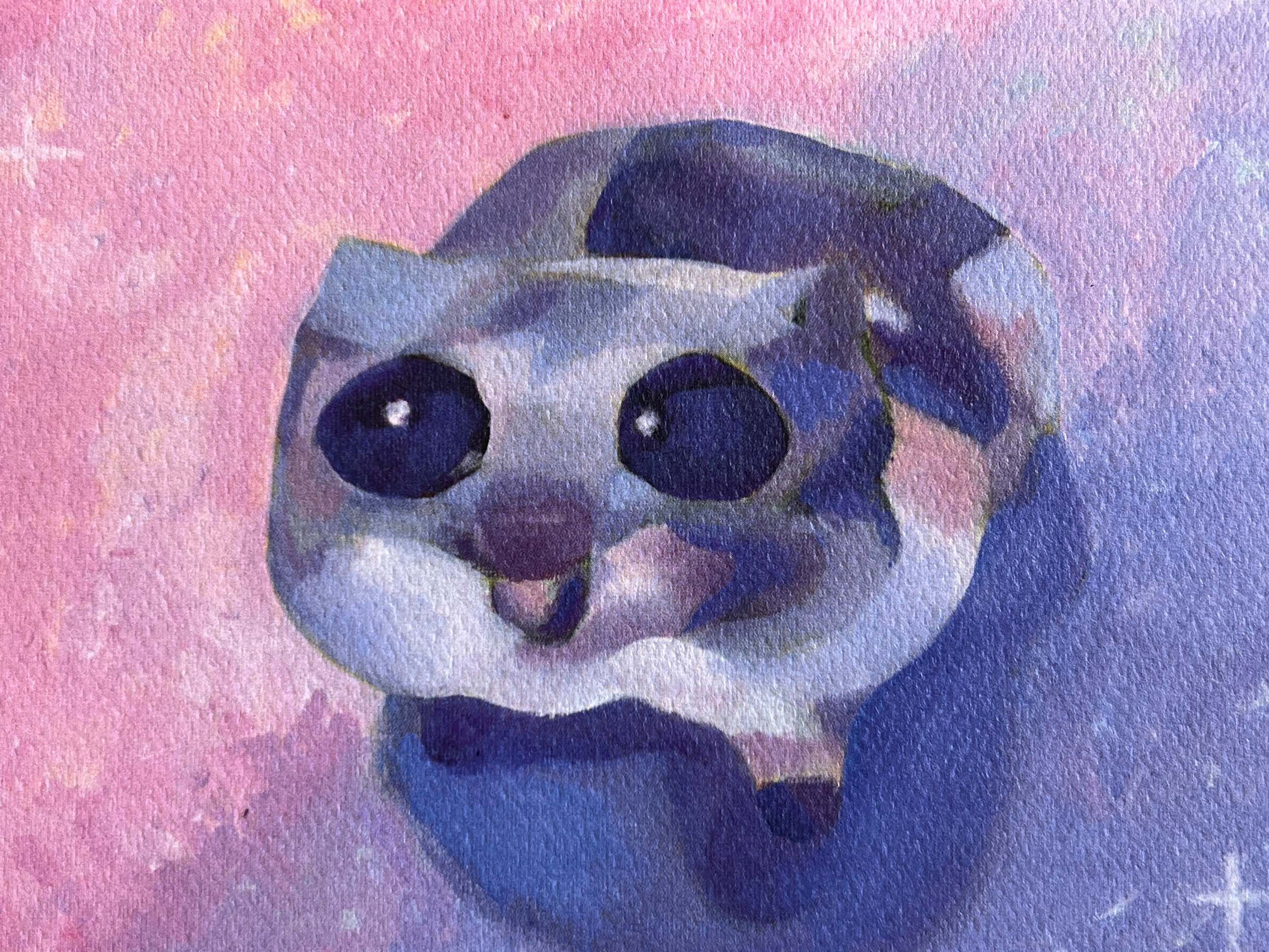 Sad Hampter Art Print | Sad Hamster Meme Tiktok - Etsy