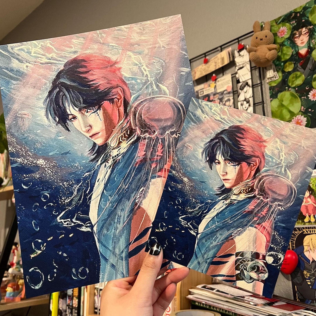Lads Art Print | God of the Tides Rafayel Love and Deepspace Fanart - Etsy