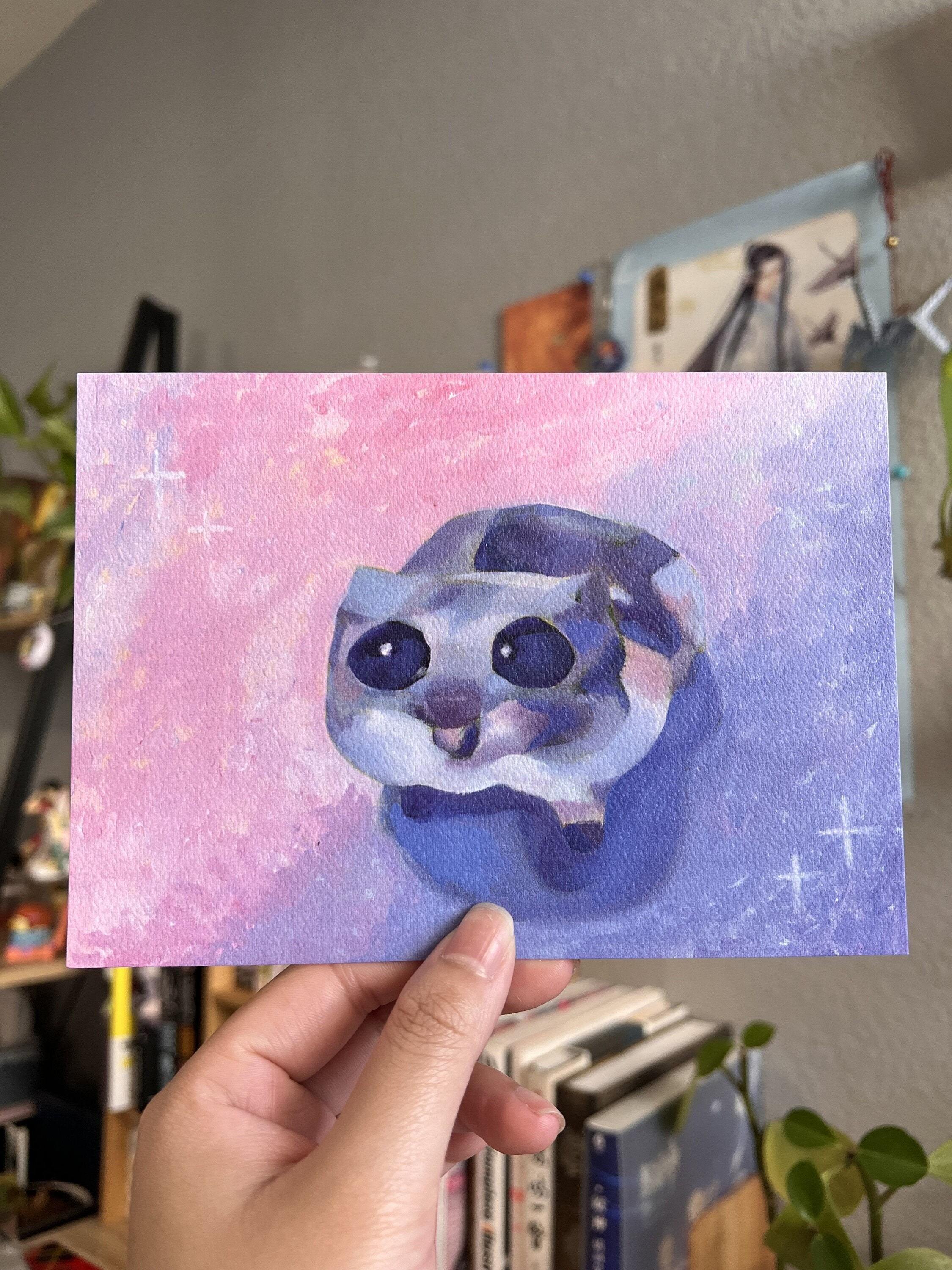 Sad Hampter Art Print | Sad Hamster Meme Tiktok - Etsy