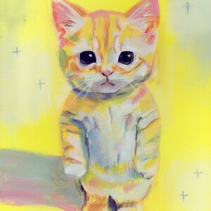 El Gato Cat Meme Original Painting - Etsy