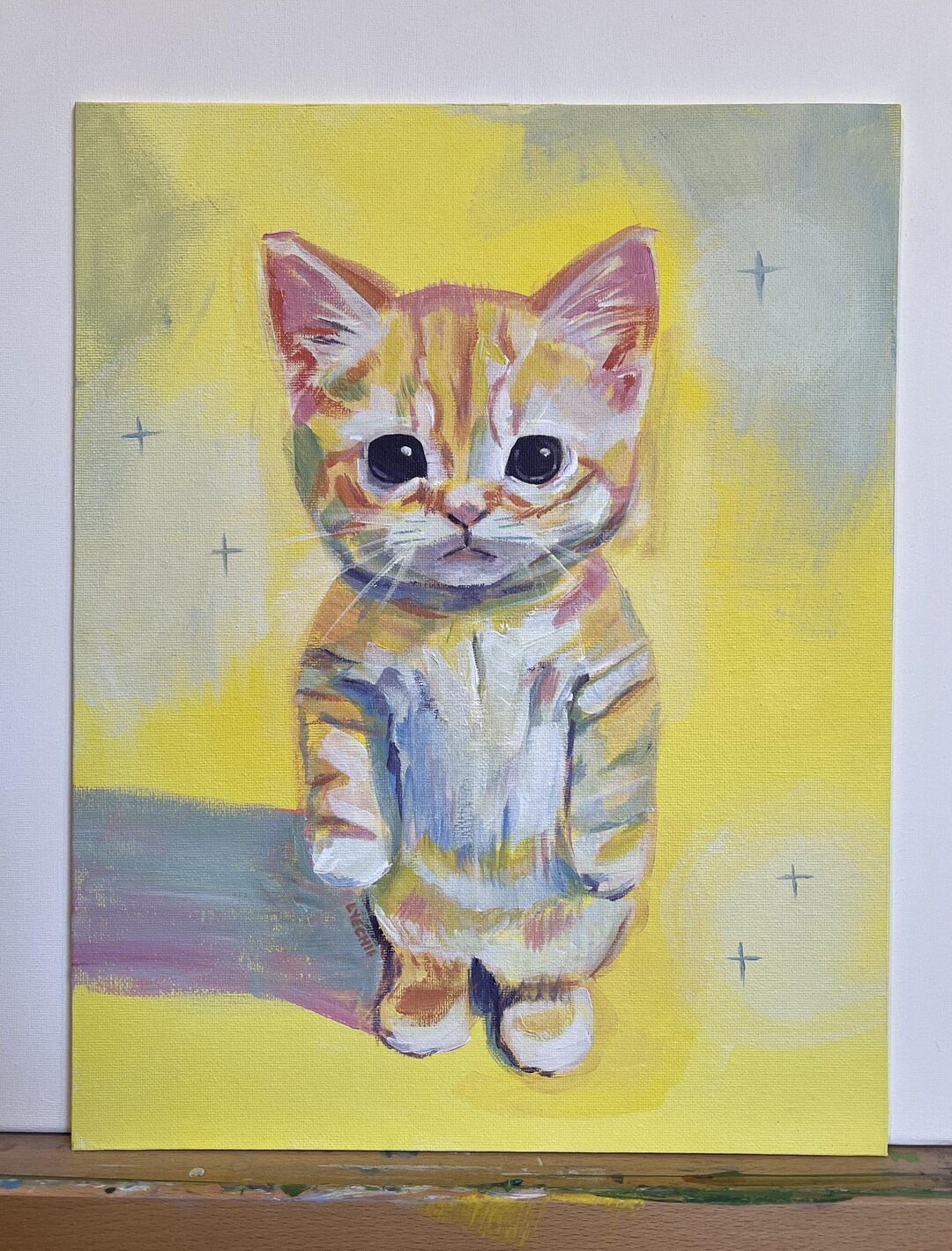El Gato Cat Meme Original Painting - Etsy