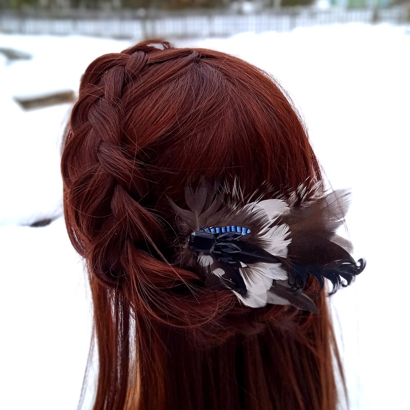 Feather Hair Clip - Etsy