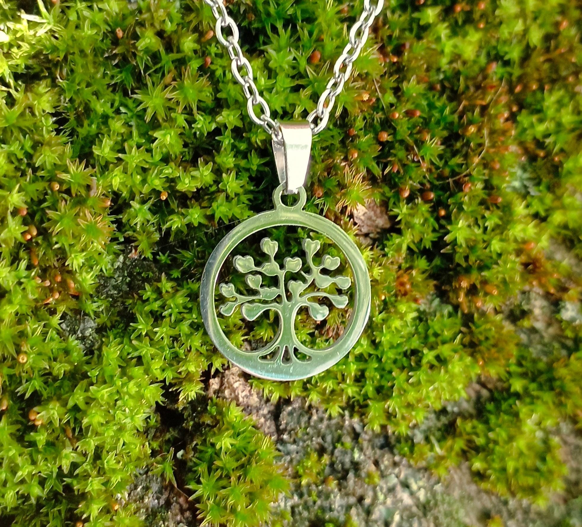 Necklace Tree of Life Symbol of Prosperity Vitality Jewelry Wiccan ...