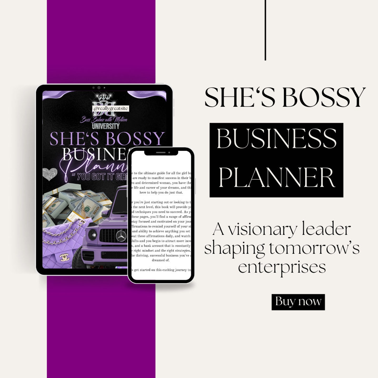 Bossy Ebook Template Business Editable Ebook Cover Design Manual ...