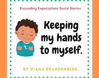 Keeping My Hands to Myself Social Story - Etsy