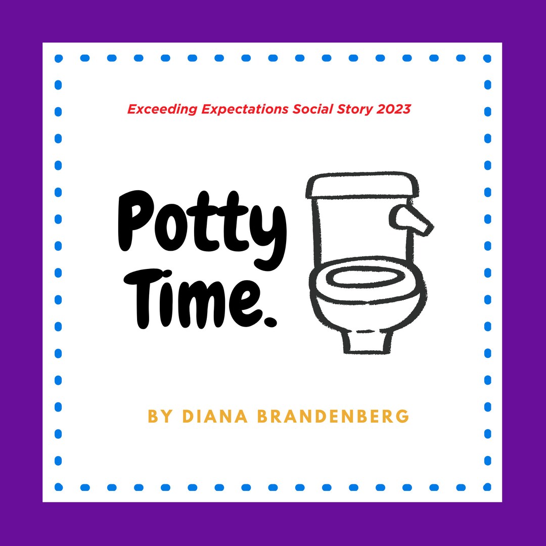 Potty Time Social Story E-book for Toddlers (digital Download) - Etsy ...