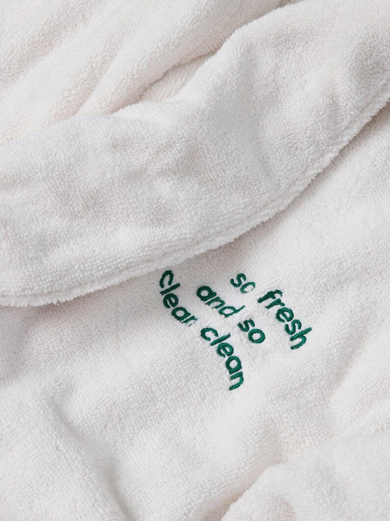 Matching Hotel-inspired Embroidered Robe for Dogs and People ...