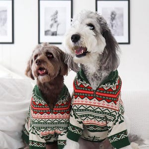 Matching Christmas Sweaters Dog Etsy Canada