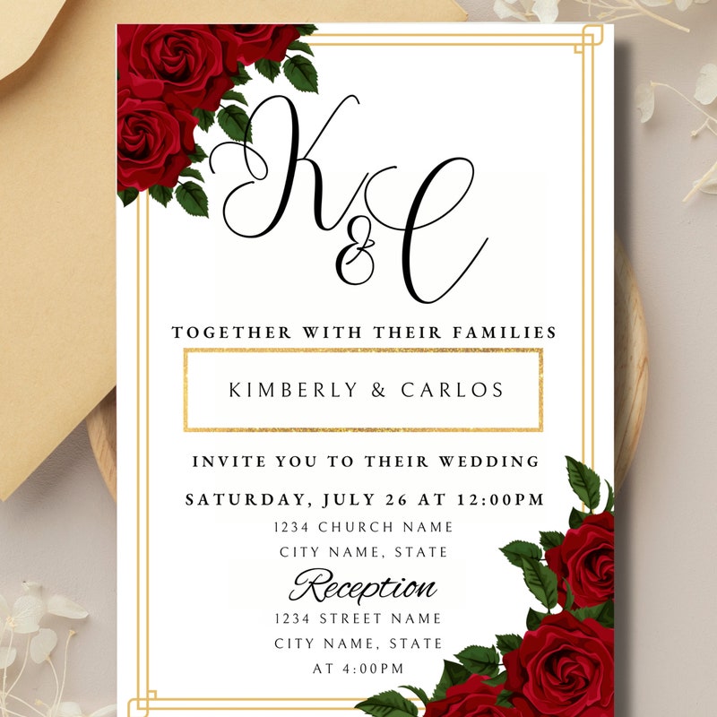 Item Wedding Invite - Etsy