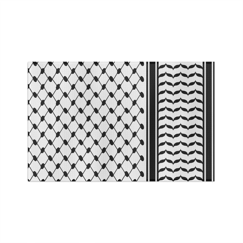 Palestinian Keffiyeh Shemagh Kufiye Palestine Kuffiyeh Microfiber Tea ...