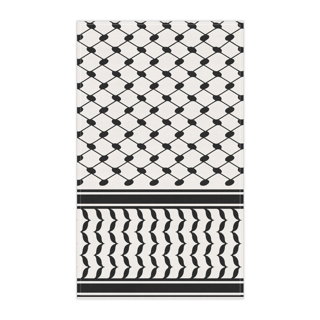 Palestinian Keffiyeh Shemagh Kufiye Palestine Kuffiyeh Kitchen Towel - Etsy
