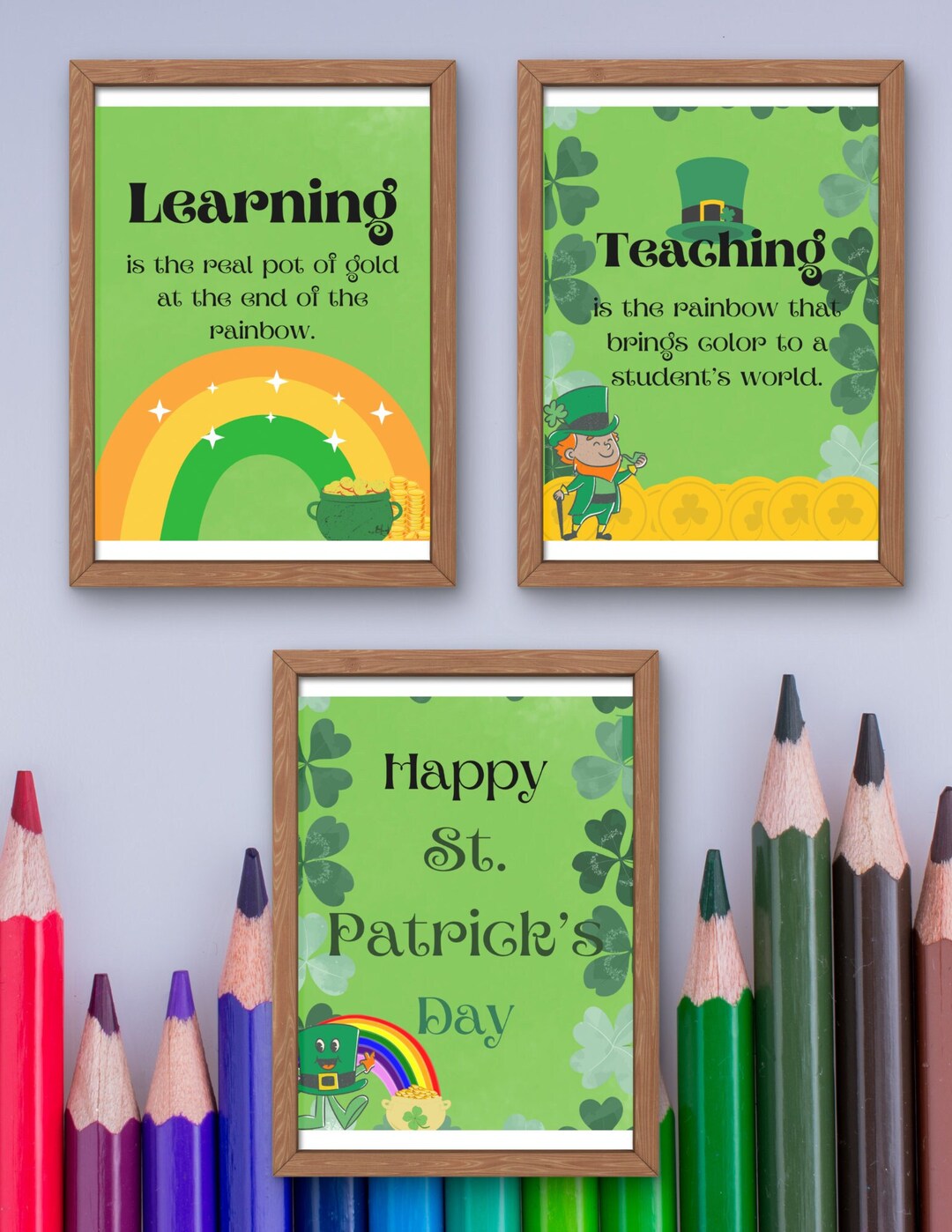 St. Patricks Day Classroom Wall Art - Etsy
