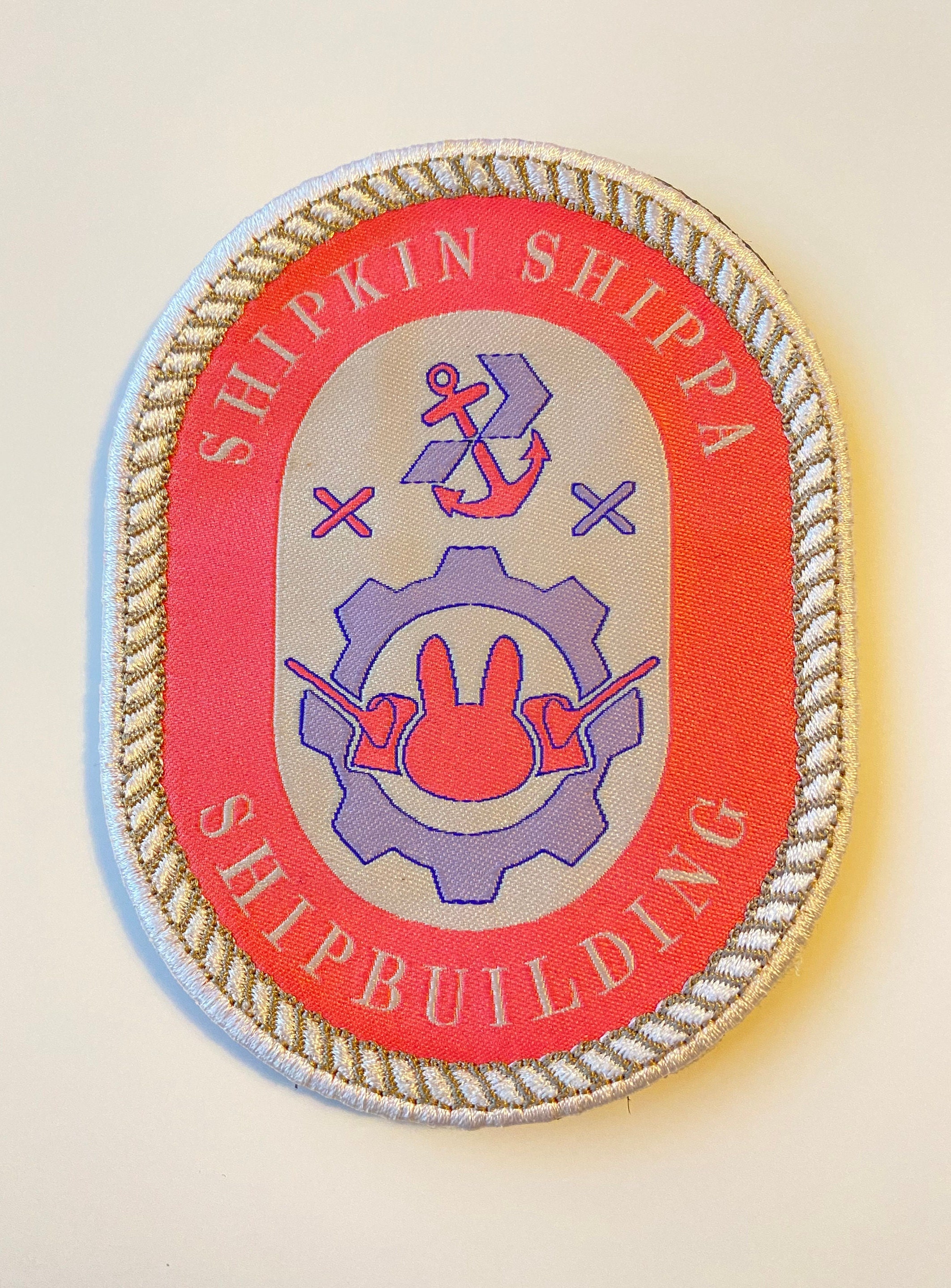 Shipkin Shippa Shipbuilding Woven Velcro Patch Pipkin Pippa / Phase ...
