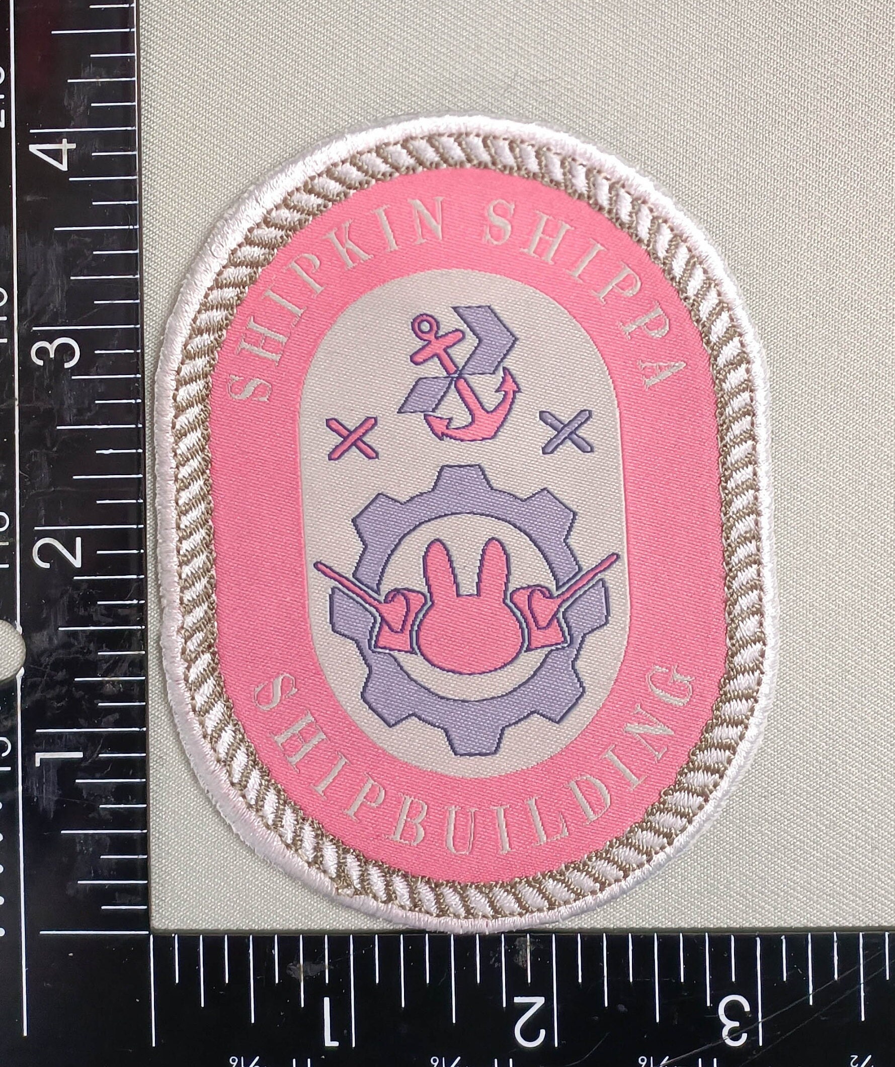 Shipkin Shippa Shipbuilding Woven Velcro Patch Pipkin Pippa / Phase ...