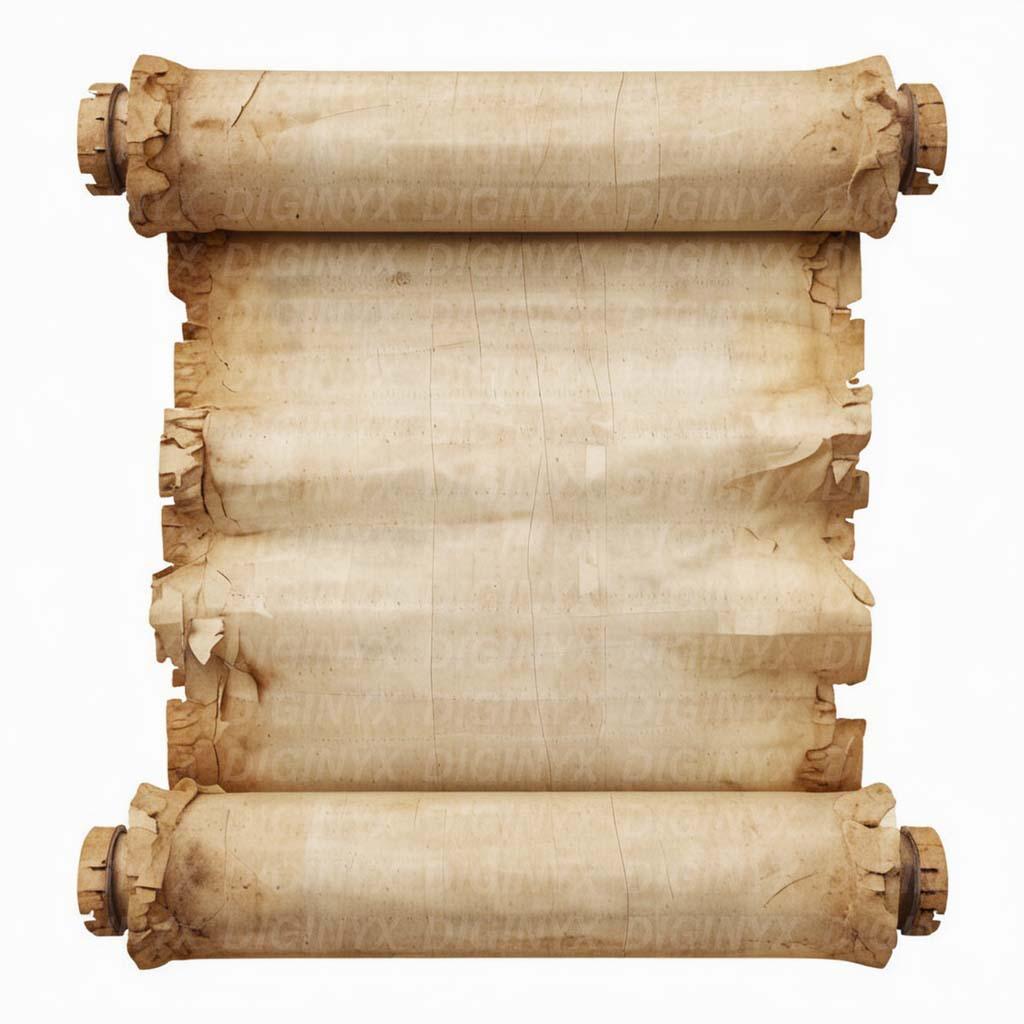 6 Medieval Scroll Clipart, Vintage Scroll, Printable Watercolor JPG ...