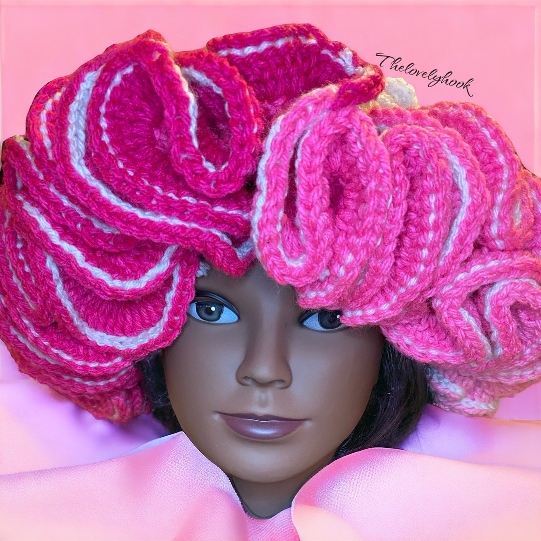 Feelin’ Pink Ruffle Hat - Etsy