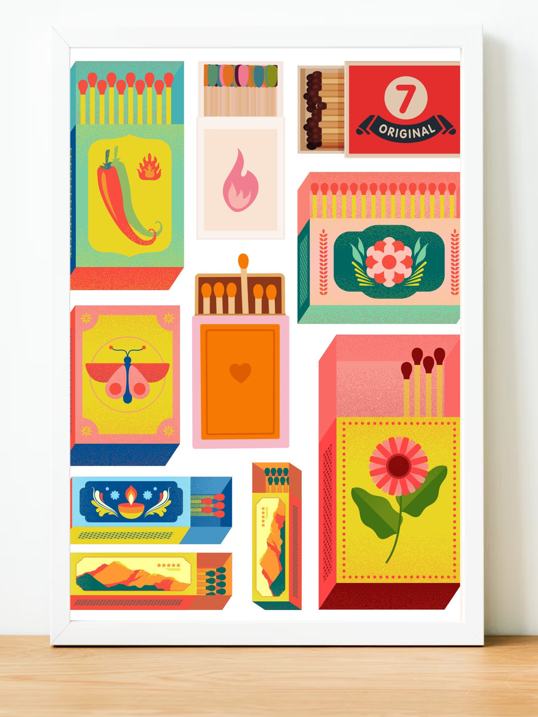 Matchbox, Mismatch Matchboxes, Unique Art, Trendy, Aesthetic Art, Wall ...